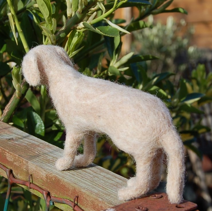 Labrador Retriever Needle felt dog, 3.5 ins tal... - Folksy