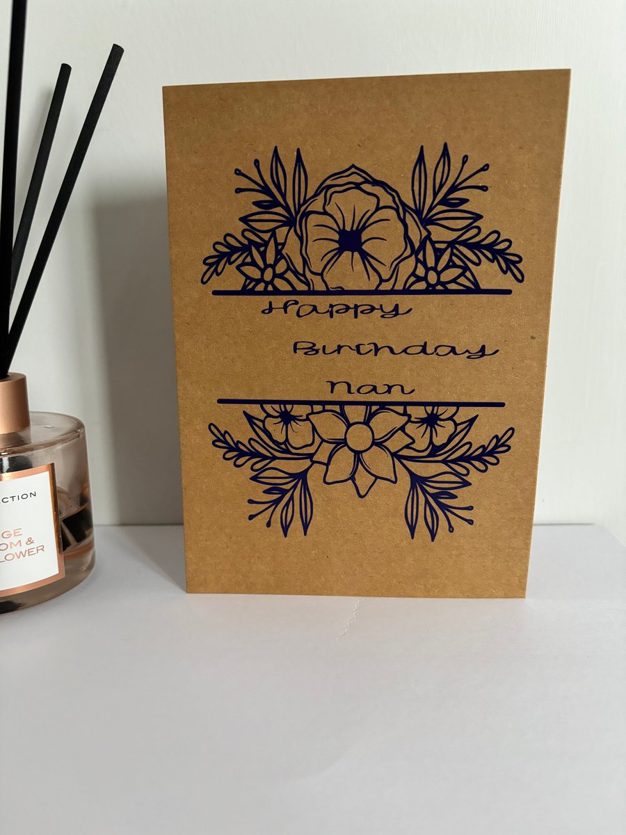 Happy Birthday Nan - Folksy