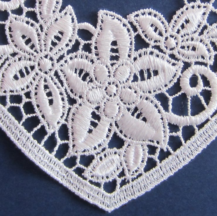 Lace V Neck Embellishment - Folksy