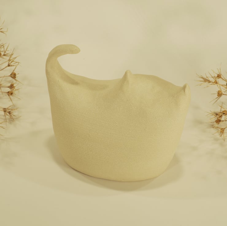 Ceramic Cat no.3 - Folksy