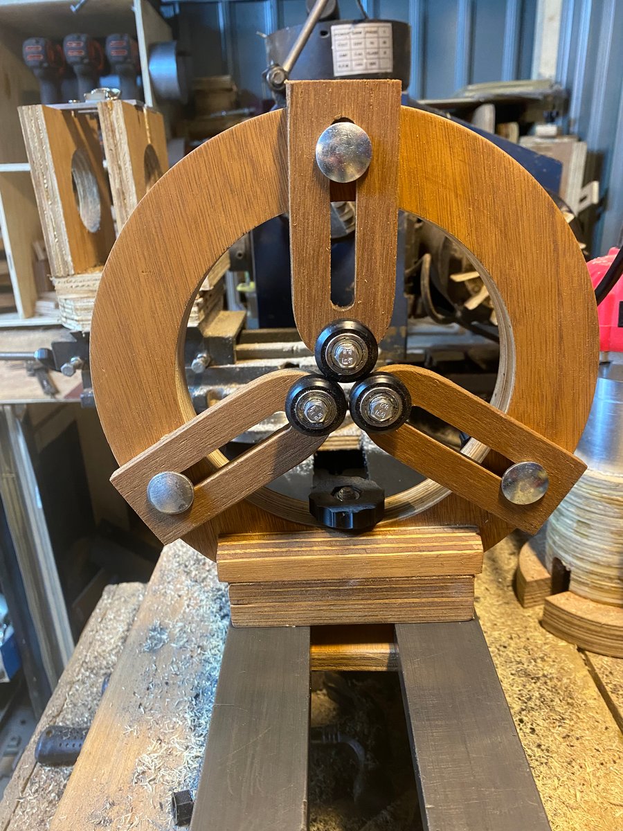 8" fully handmade lathe steady rest tailor... - Folksy