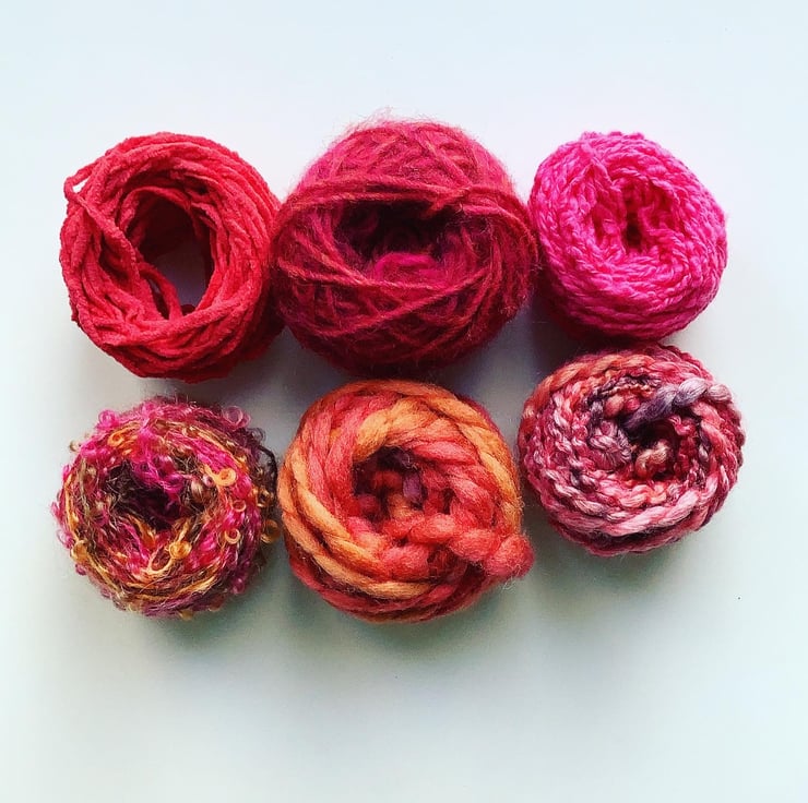 Yarn oddments, mini balls of yarn, 10g balls of... - Folksy