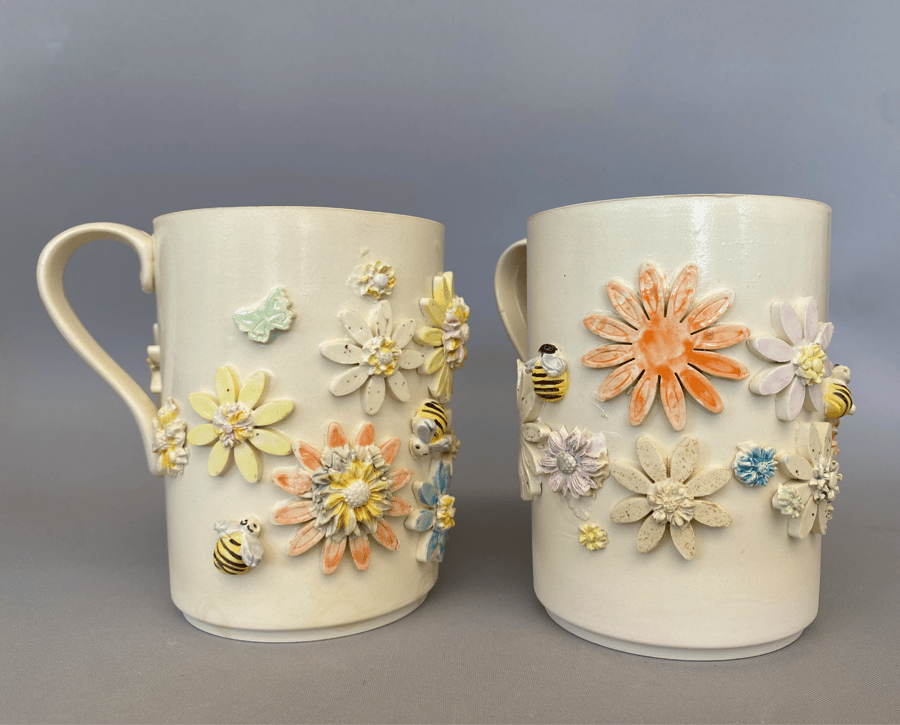 Nature Inspired mugs - Folksy