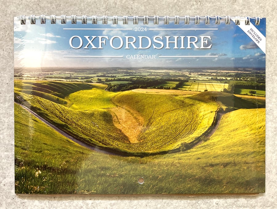 2024 A5 Wall Calendar Oxfordshire English lands... - Folksy
