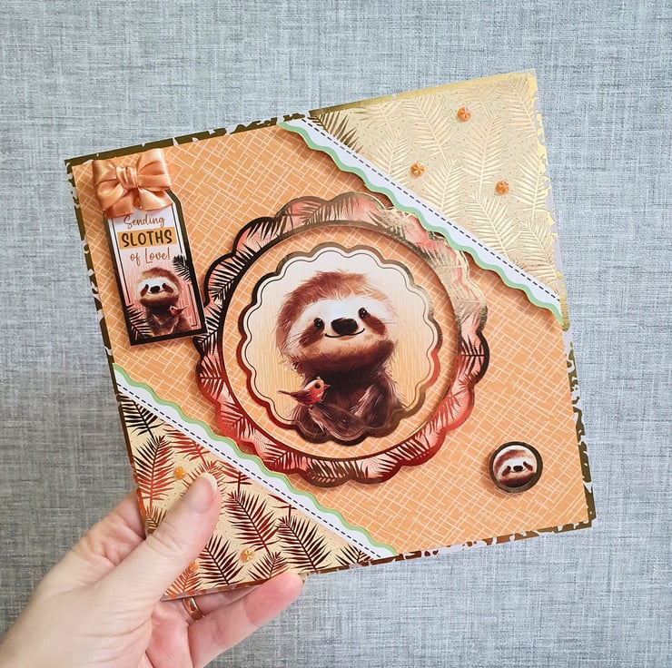 Luxury Keepsake Sloth Birthday Card, "Send... - Folksy