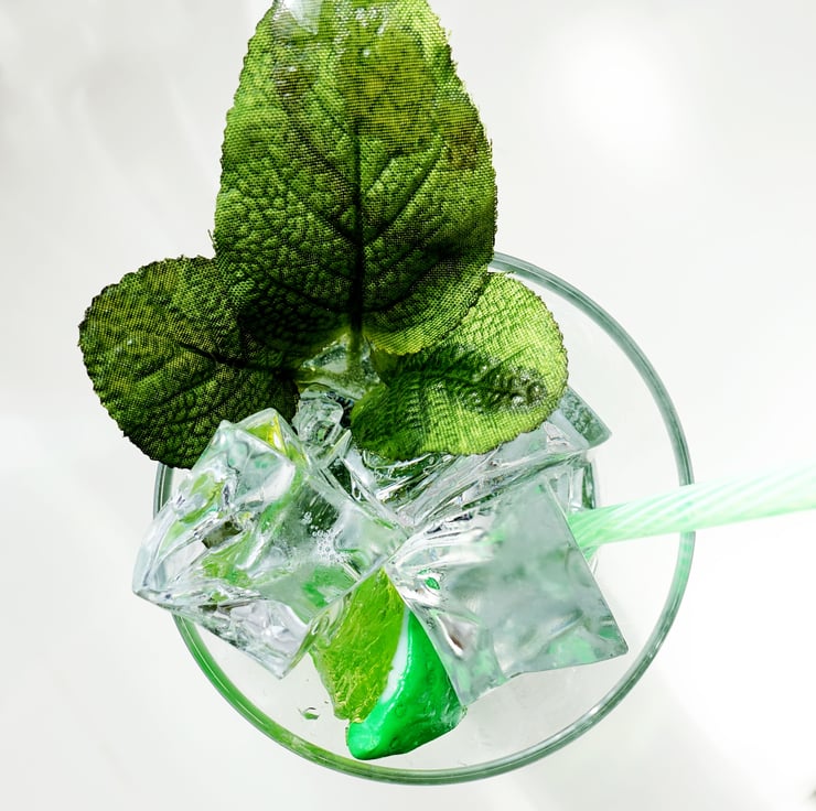 Fake Cocktail Lime Mojito - Kitchen Kitsch disp... - Folksy