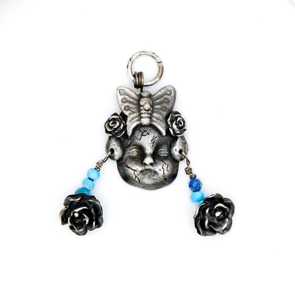Solid Silver Memento Mori Haunted Victorian Tur... - Folksy