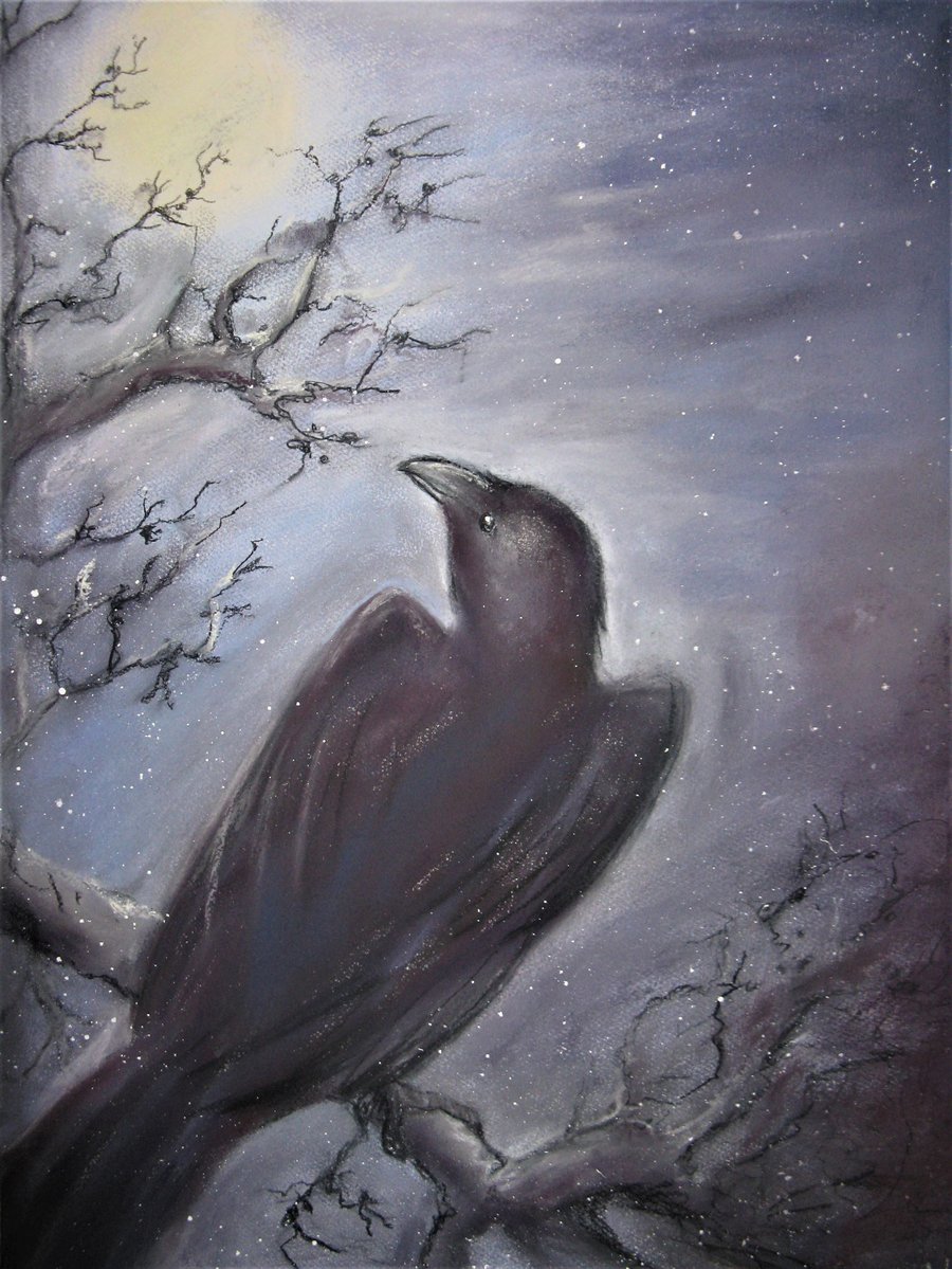 RAVEN MAGIC GREETING CARD - RECYCLED SPIRITUA... - Folksy