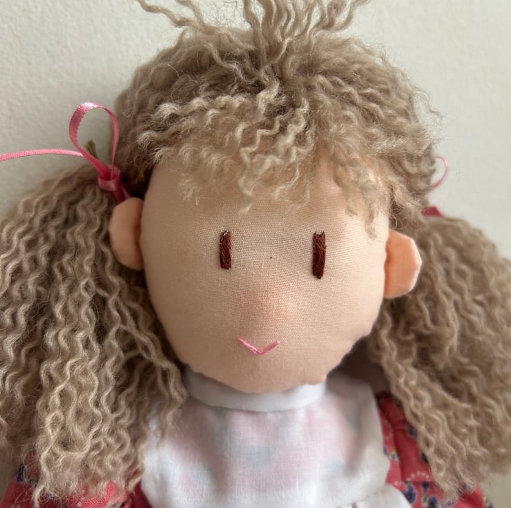 Rag Doll, Traditional Rag Doll, Rag Doll Amelia - Folksy