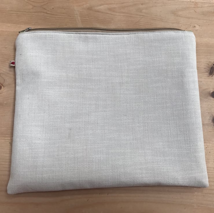 Large zip pouch iPad case organiser - Folksy
