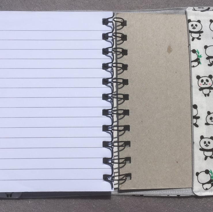 PANDA, A6 Notebook, Panda Lover, Stationery, No... - Folksy
