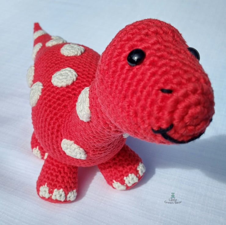 Don the Diplodocus Crochet Pattern, Diplodocus ... - Folksy