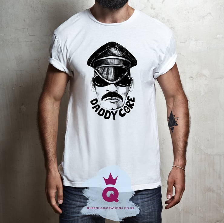 DADDY CORE, fun gay T-shirt, perfect prank gif... - Folksy