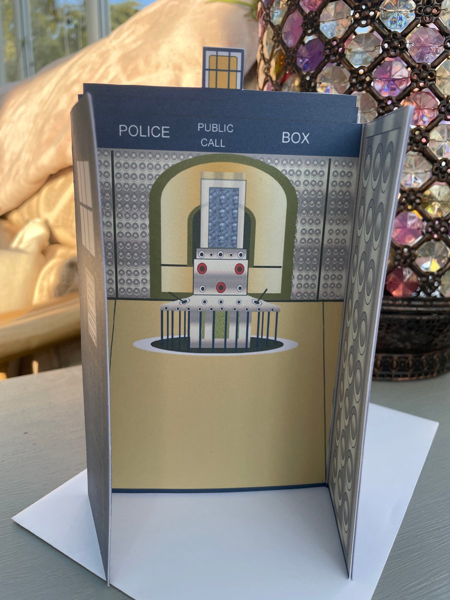 Dr Who's Tardis, it's bigger on the inside! Fat... - Folksy