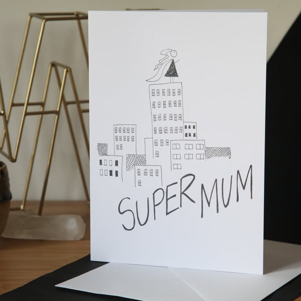 Mothers Day Greetings Card - Folksy