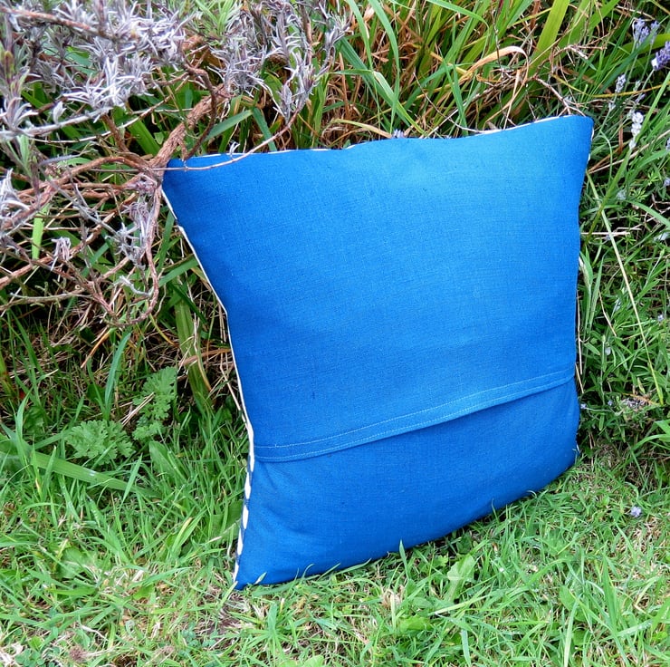 Spring Cushion. Complete with feather pad. SALE. - Folksy