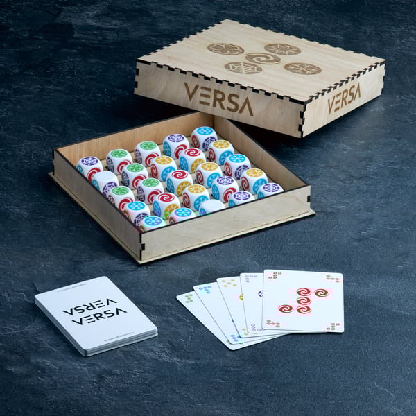 VERSA a colourful dice matching game for two p... - Folksy