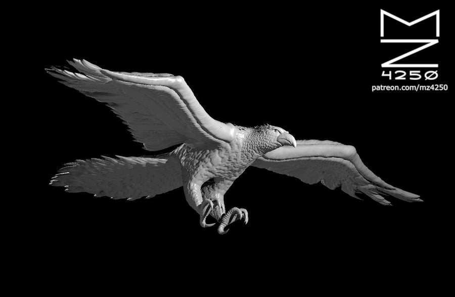 Roc - 3D Printed Resin DnD Pathfinder Figure Mi... - Folksy