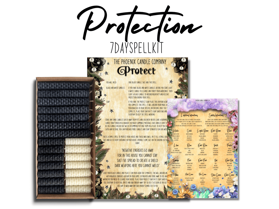 7-Day Protection Spell Kit - Folksy