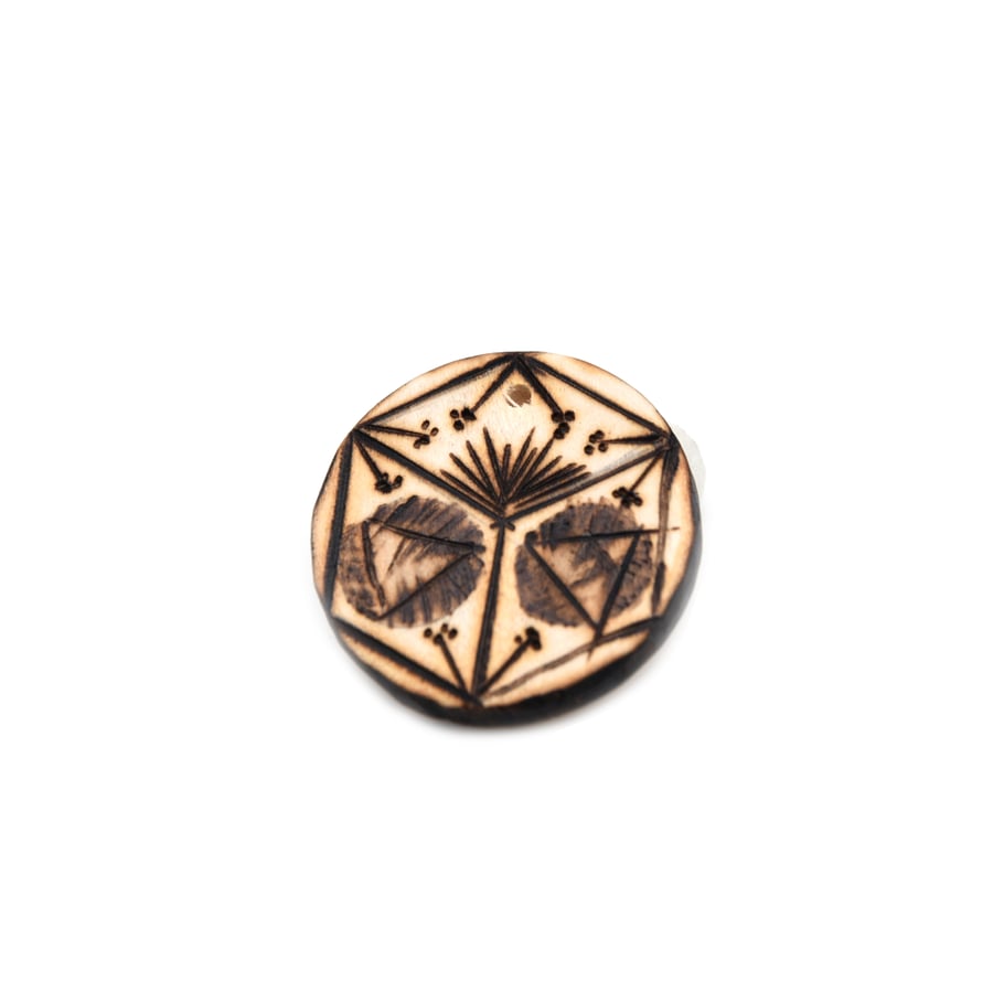 Sacred geometry pendant, geometric patterns, me... - Folksy