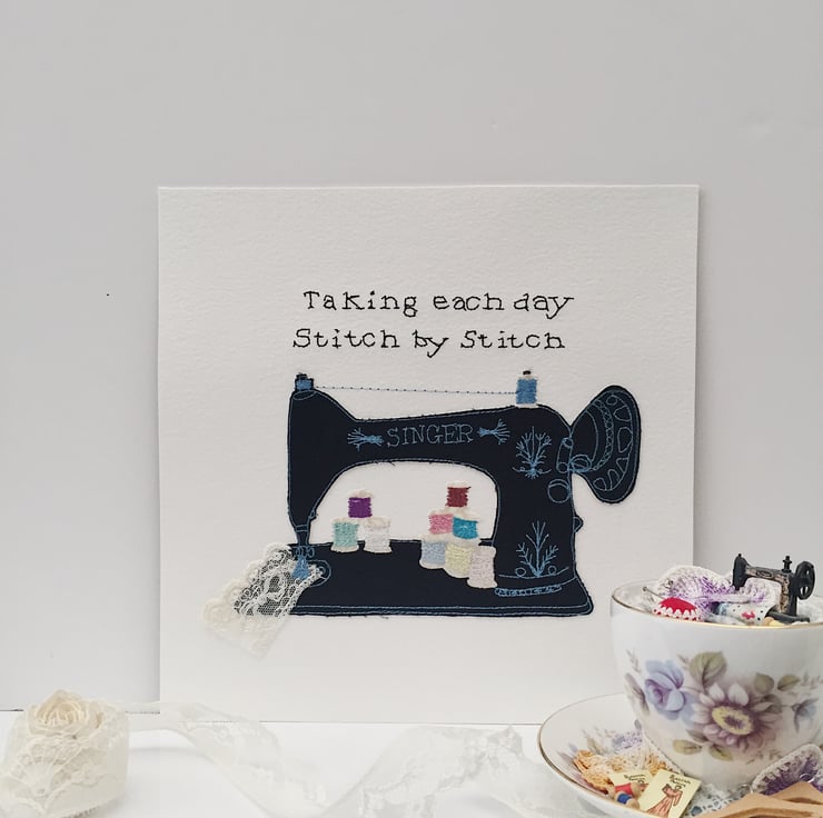 Singer Sewing Machine Embroidery Art - Folksy