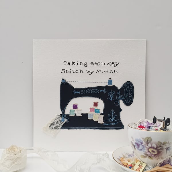 Singer Sewing Machine Embroidery Art - Folksy