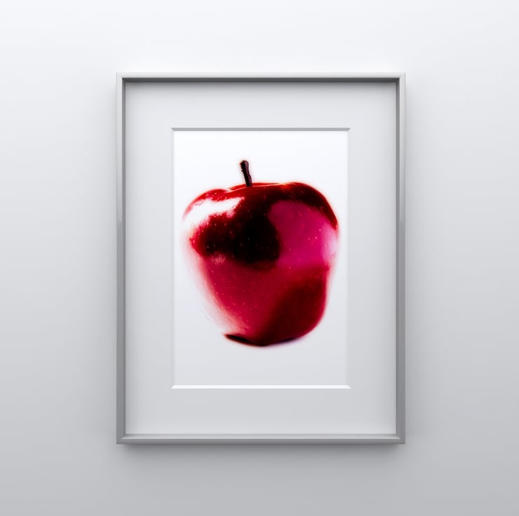 Healthy Red Amsterdam Apple - Print in A4 or A3... - Folksy