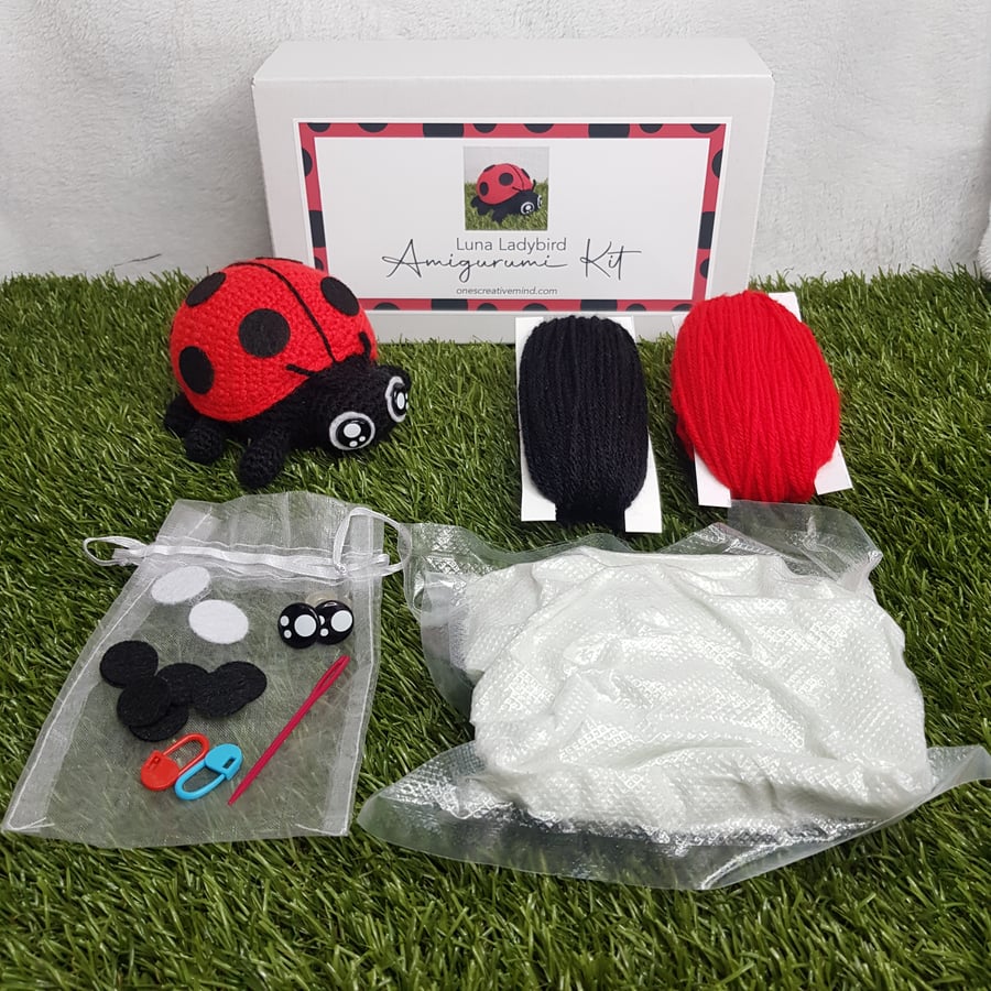 Luna Ladybird Crochet Kit - Folksy