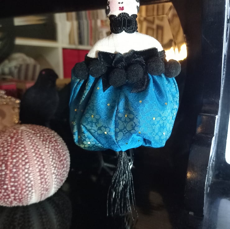 Unusual 'Agnes' Victorian rag doll hanging lave... - Folksy