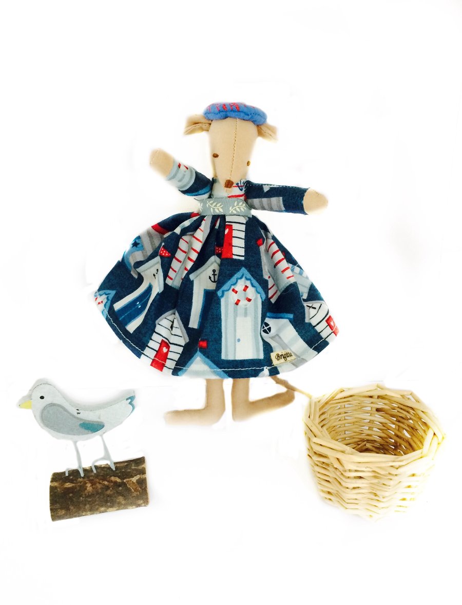 French Mouse - Brigitte - Folksy