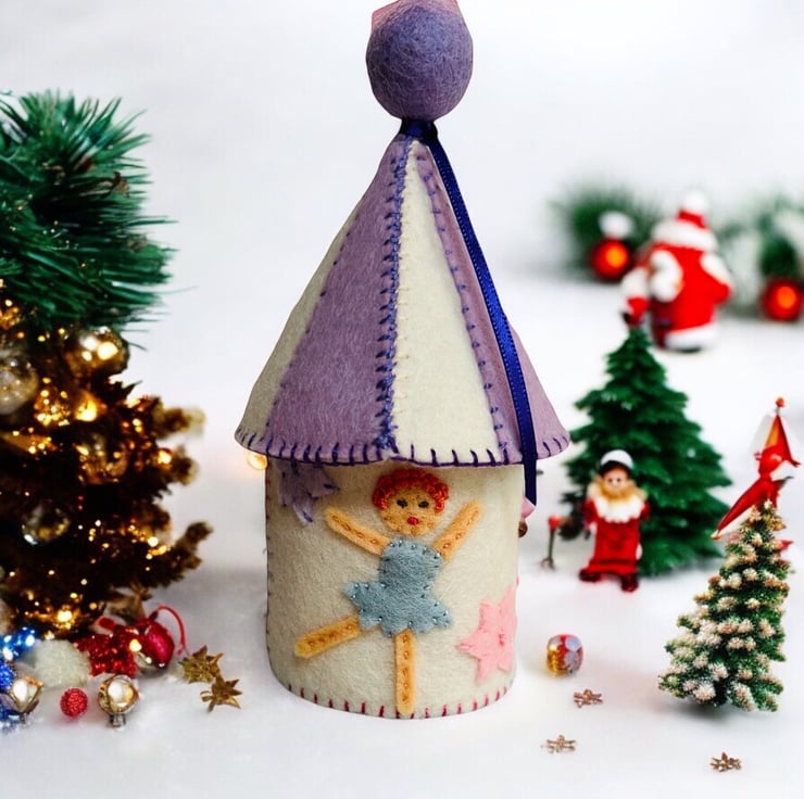 Christmas Gift for Ballet Dancer Felt Ballerina... - Folksy