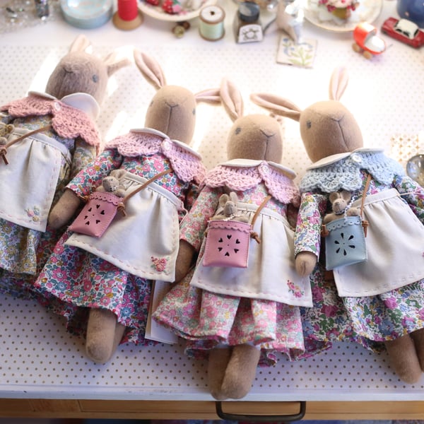 Pre order Heirloom Liberty Bunny - Folksy