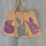 Hand Printed Gift Tags - Folksy