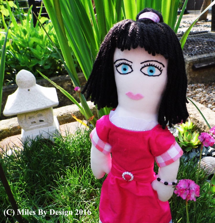 Claudia OOAK Handmade Doll - Folksy