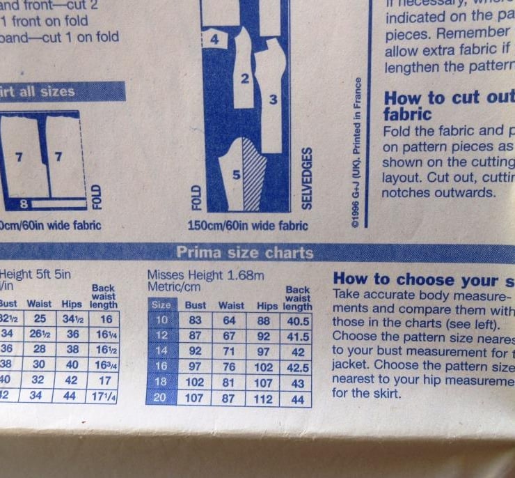 A multi-size sewing pattern for a woman's fitte... - Folksy