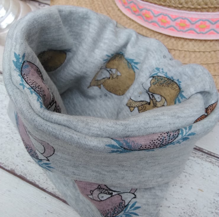 Dog Snood Medium Fox Print - Folksy