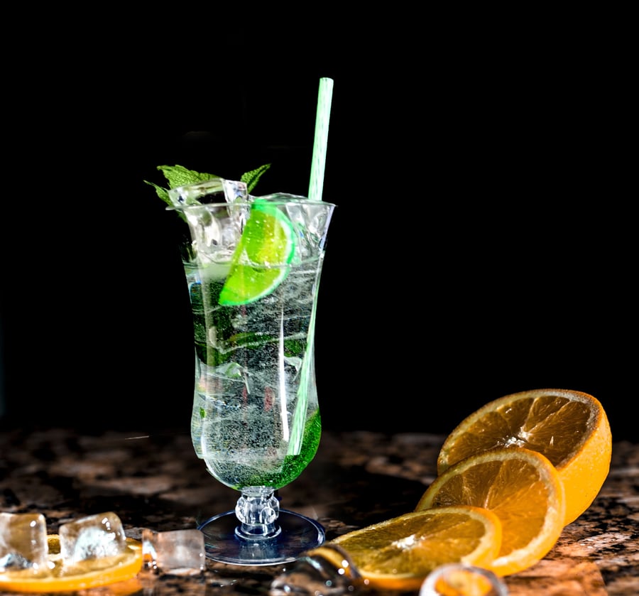 Fake Cocktail Lime Mojito - Kitchen Kitsch disp... - Folksy