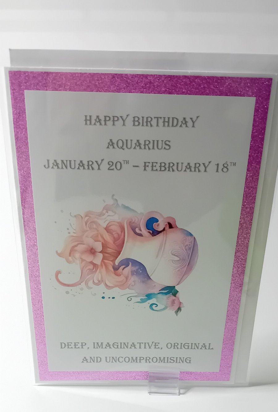 Handmade Birthday cards, star sign - Folksy