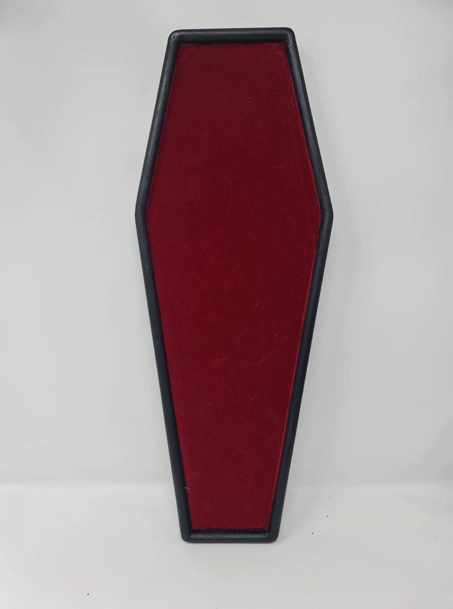 Coffin Pin Board Velvet - Folksy