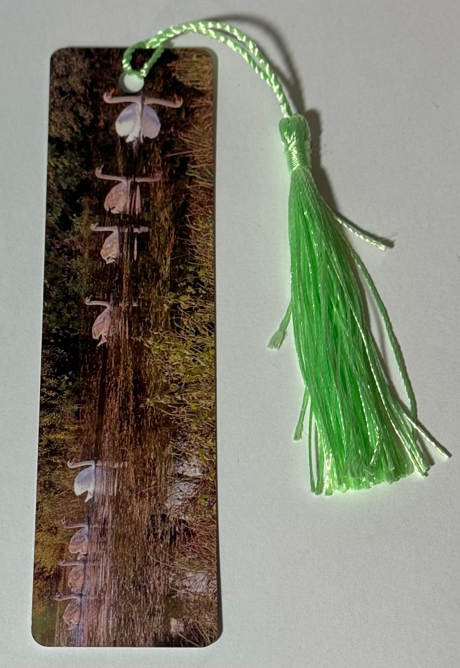 swan bookmark - Folksy