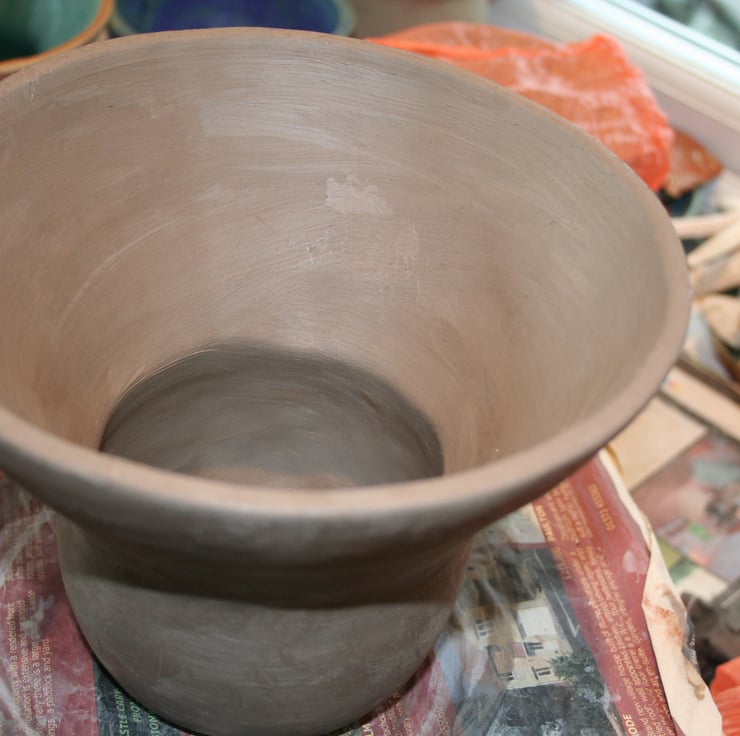 Handmade coiled stoneware honey glazed ceramic ... - Folksy