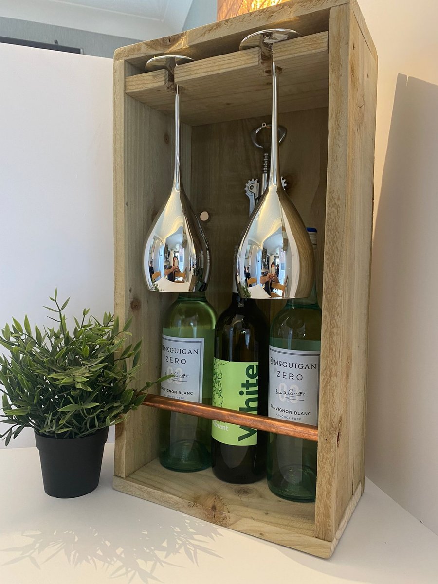 Beautiful bottle rack - Folksy