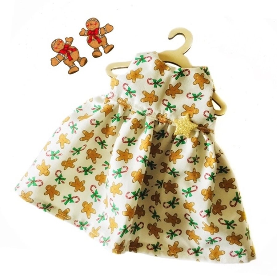 Gingerbread man dress - Folksy