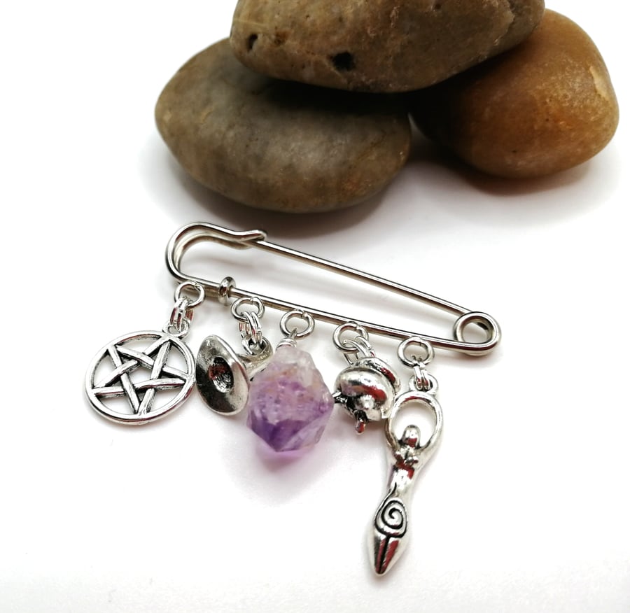 Pagan Inspired Pin - Folksy