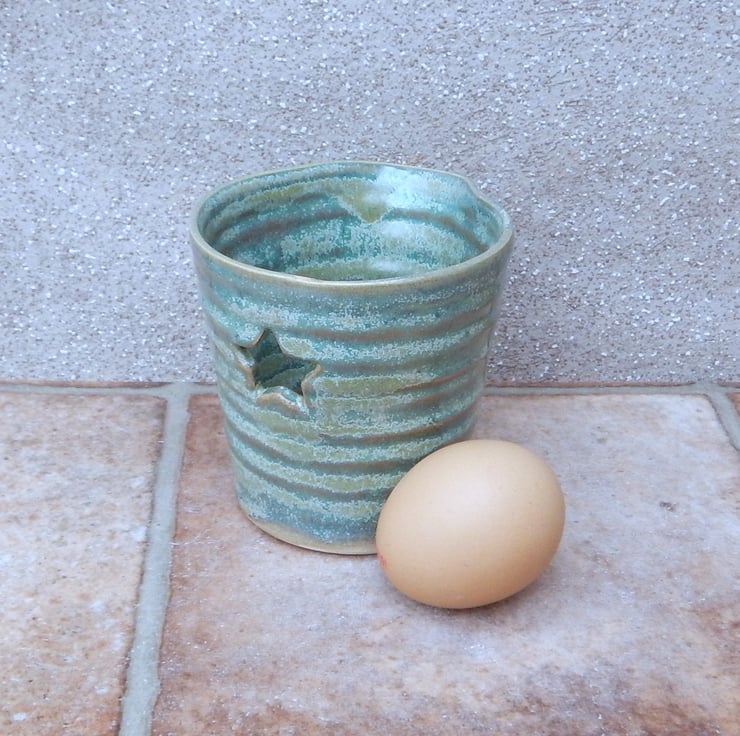 Egg separator jug wheel thrown stoneware cerami... - Folksy