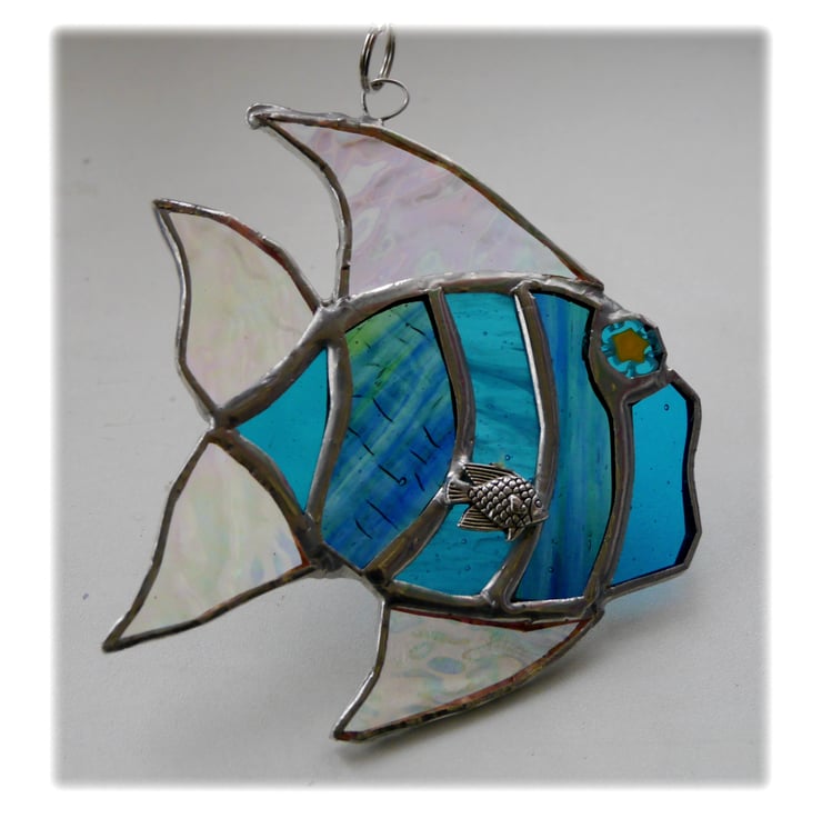 Tropical Fish Suncatcher Stained Glass Handmade... - Folksy