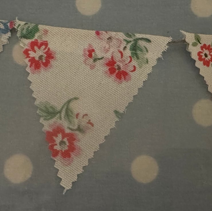 Cath kidston fabric tiny mini bunting - Folksy