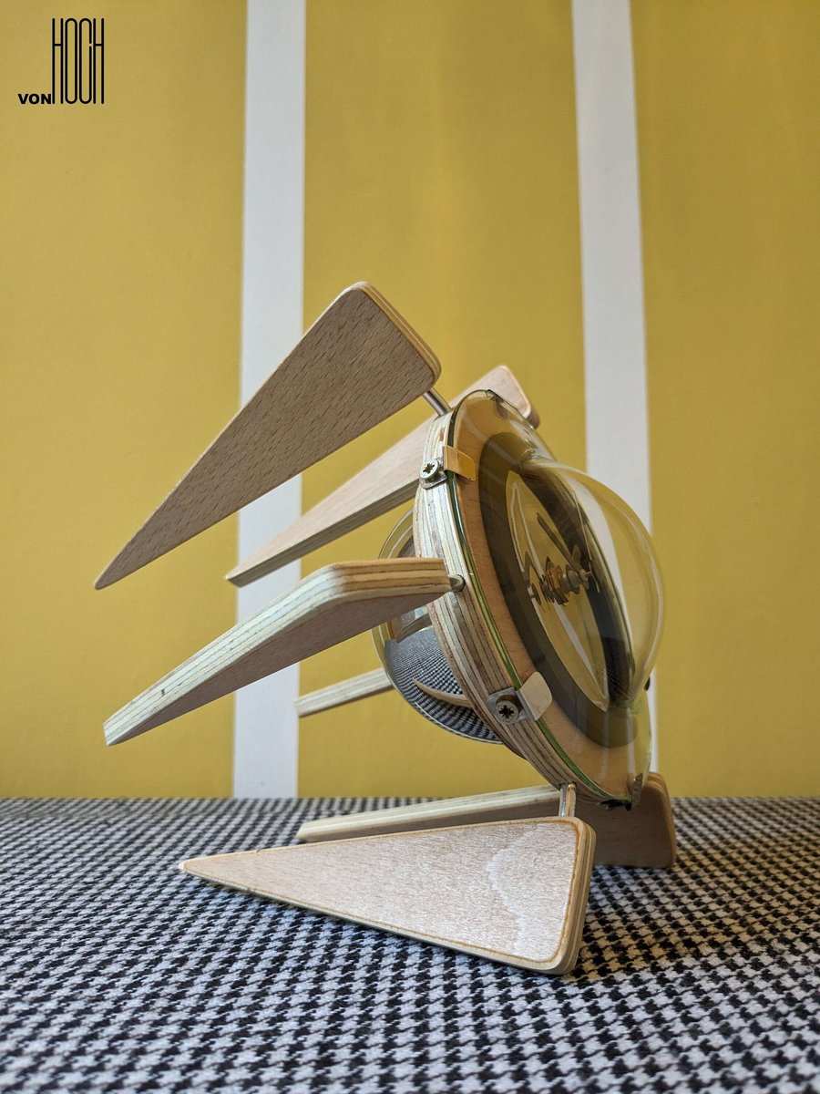 SPUTNIK Mid Century Modern Style Mantle Clock - Folksy
