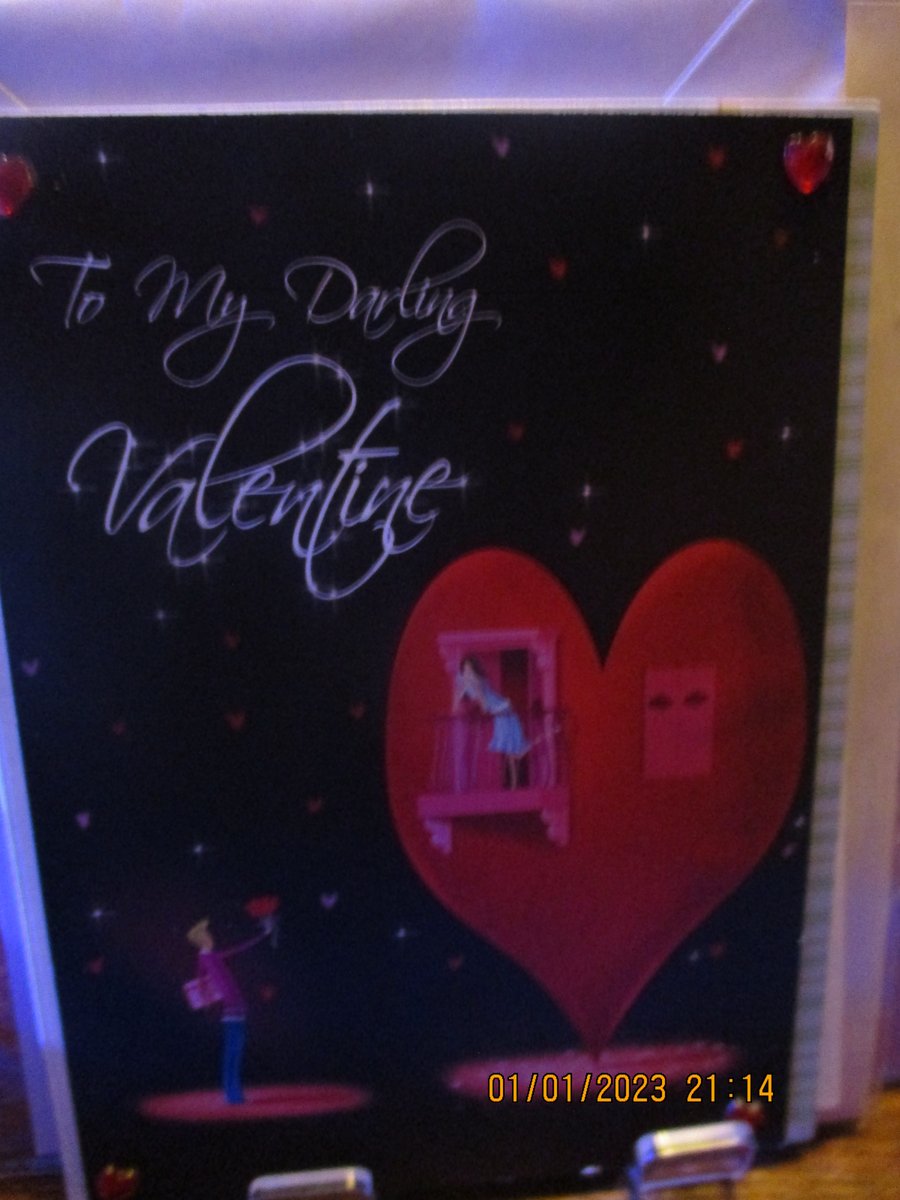 To my Darling Valentine Card - Folksy