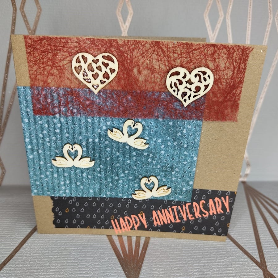 Bespoke Anniversary Card - Folksy